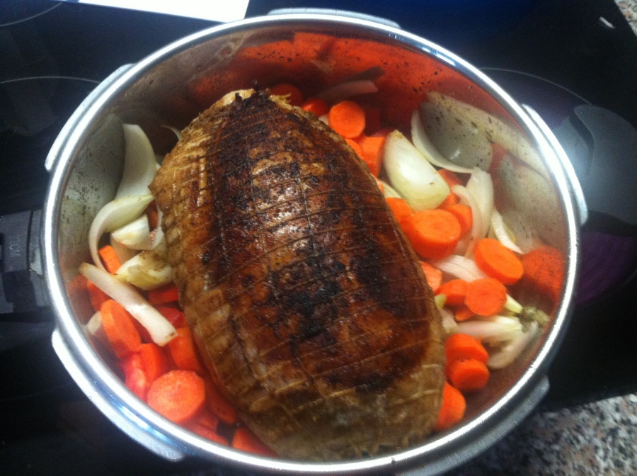 Rollbraten im Schnellkochtopf – Freunde kochen für Freunde